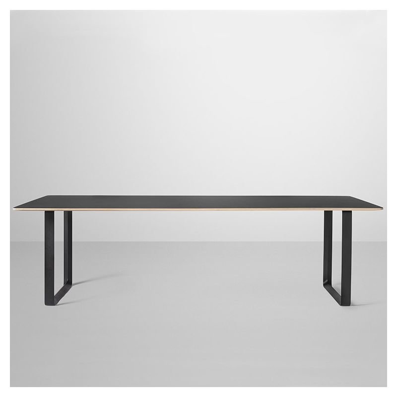 70/70, table alu & bois design minimaliste Muuto