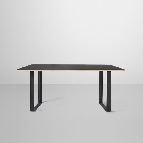 70/70, table alu & bois design minimaliste Muuto