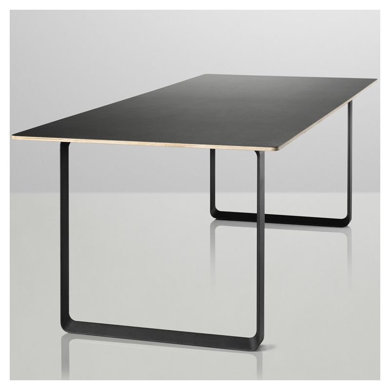 70/70, table alu & bois design minimaliste Muuto