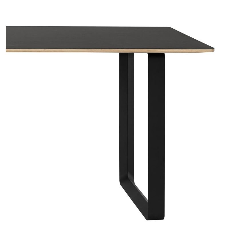 70/70, table alu & bois design minimaliste Muuto