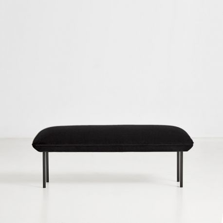 Nakki Bench, banc Woud rembourré design M. Tolvanen